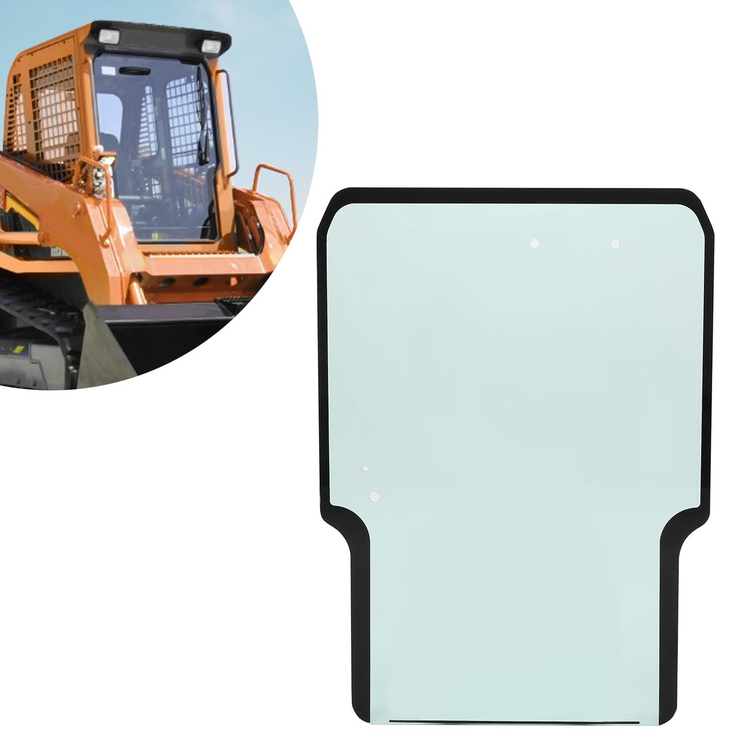 Clear Front Windshield Door Glass For Takeuchi TL8/TL10/TL12/TL130 ...