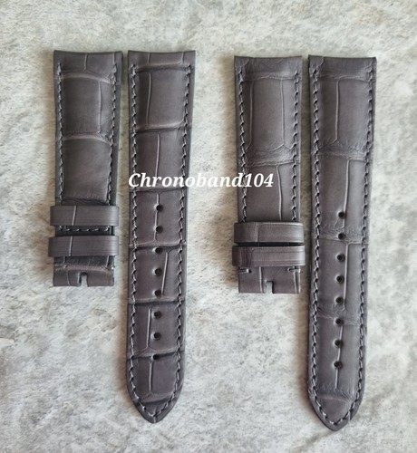 Genuine OEM Vacheron Constantin 21/18mm Grey Matte Leather Watch Strap ...