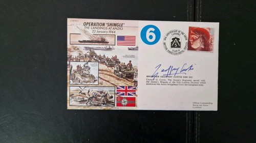 1994 JS/50/44/1 Operation Shingle cover signed Geoffrey Curtis No 93 of ...