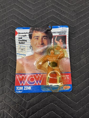 Z Man Tom Zenk Vintage WCW Wrestling Action Figure New 1990 Galoob | eBay
