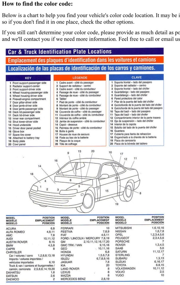 TOUCH UP PAINT for GM / CHEVY COLOR CODE WA636R GAN Silver Ice Met. 1 ...