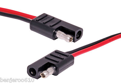 2 Pin SAE Bullet Connector 30cm Power Lead M8610 | eBay Australia