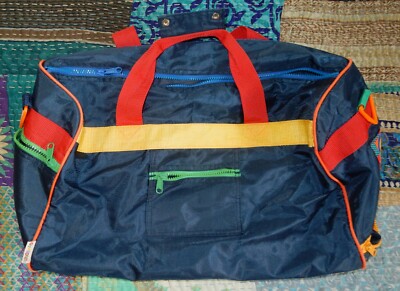 Colorful Duffle Bag, 18" x 10" x 9" | eBay