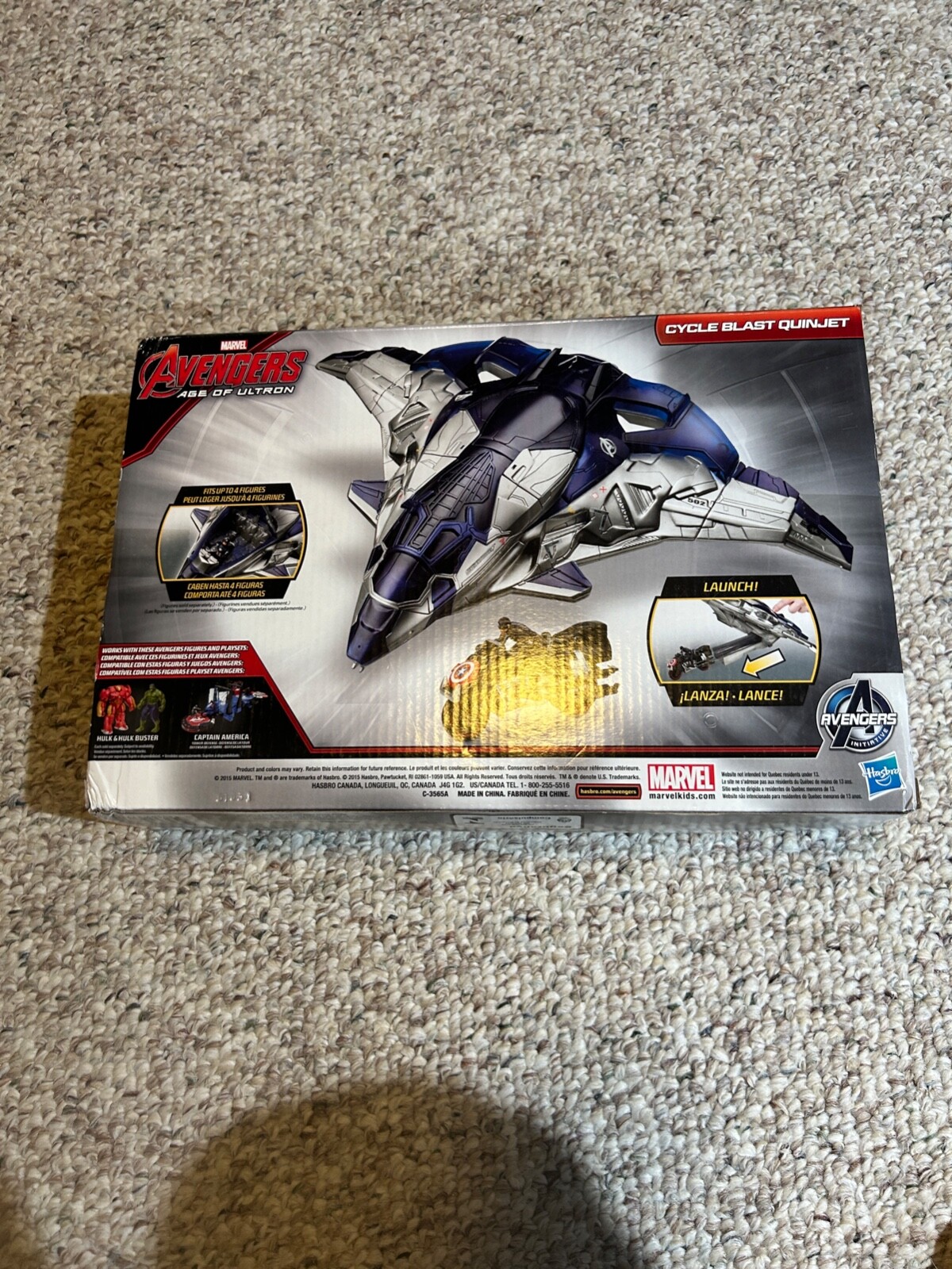 Avengers AGE of ULTRON CYCLE BLAST QUINJET Motorcycle Set NIB | eBay.de