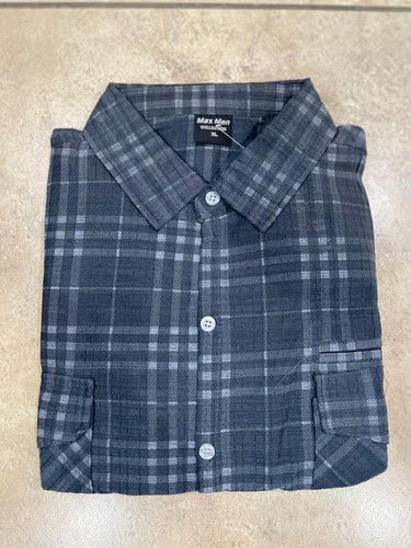 Max Men Collection Men’s Linen Printed Short Sleeve Shirts (XL - 6XL ...