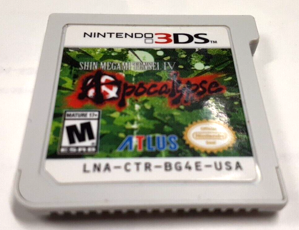 SHIN MEGAMI TENSEI IV APOCALYPSE W/ Pins - 3DS GAME | eBay