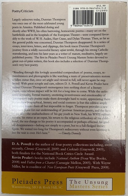 Dunstan Thompson : On the Life and Work of a Lost American Master by ...
