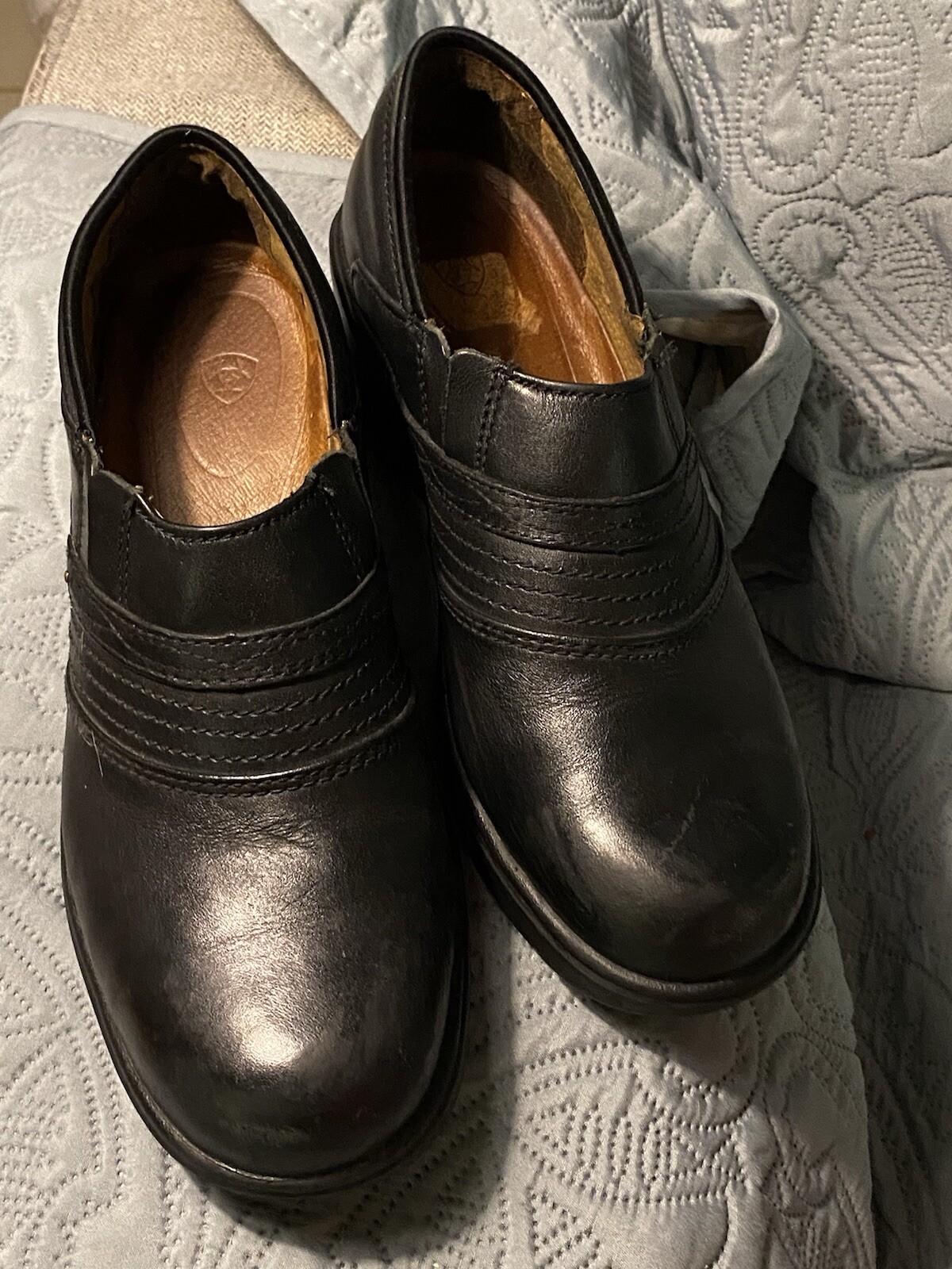 Ariat Safety Clog Steel Toe Black Slip On Shoes 10002368 Women's Size ...