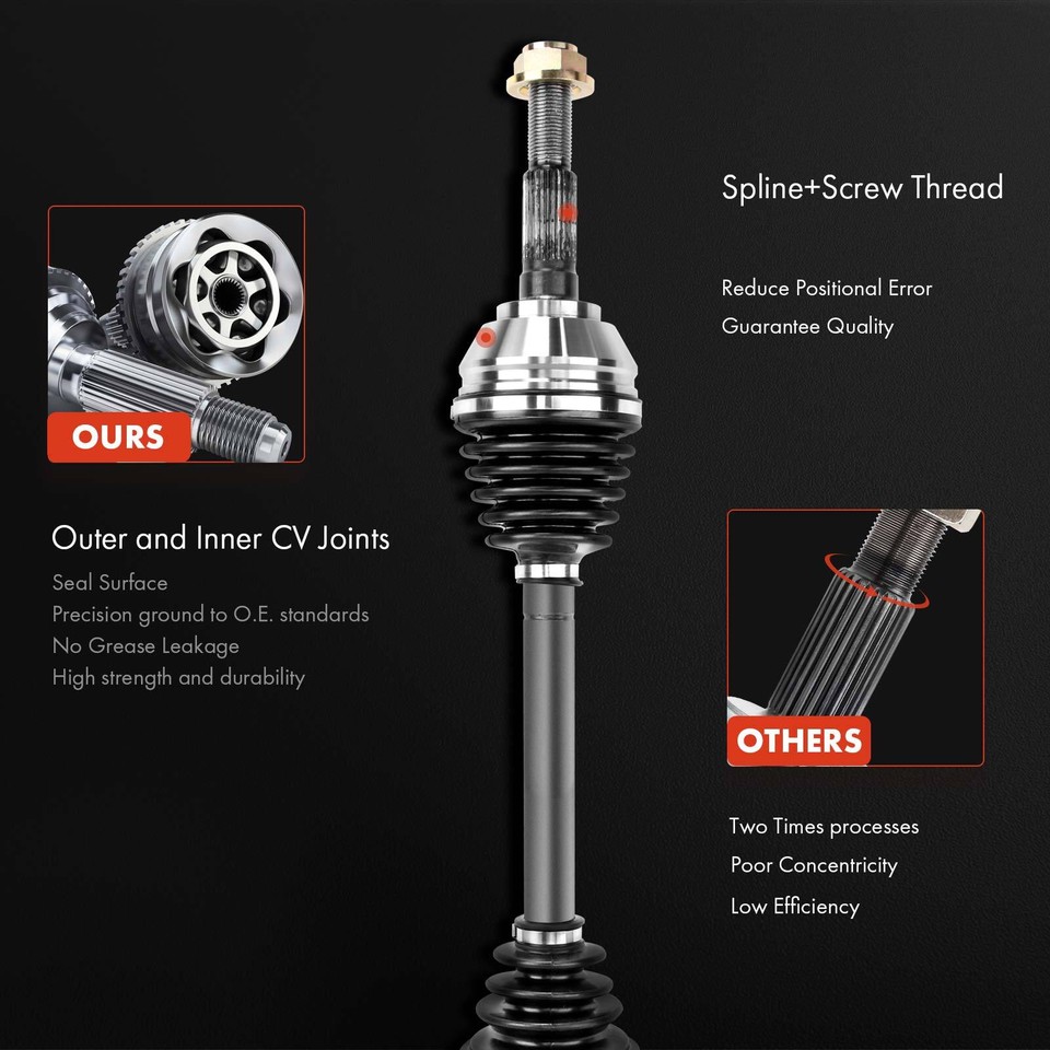 1x CV Axle Assembly for Mercedes-Benz CLA250 GLA250 INFINITI QX30 Rear ...
