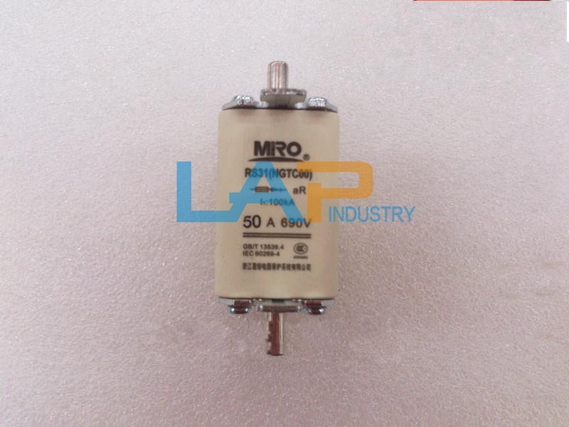 1PC NEW For MRO Fuse RS31-50A aR 50Amp NGT00 690V (50A) Fast Acting ...