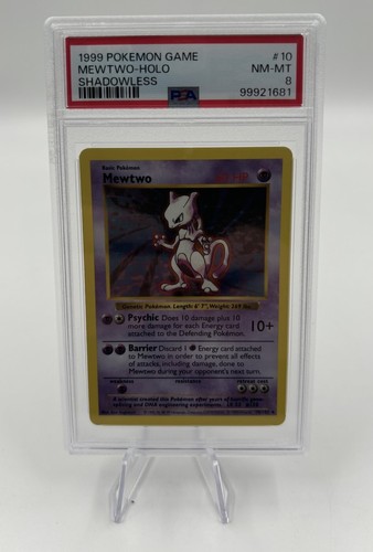 1999 POKEMON BASE SET SHADOWLESS #10 MEWTWO-HOLO PSA 8 | eBay