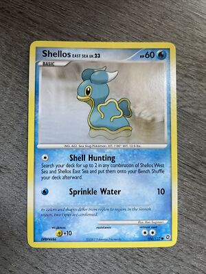 Pokémon TCG Shellos East Sea Secret Wonders 106/132 Regular Common | eBay