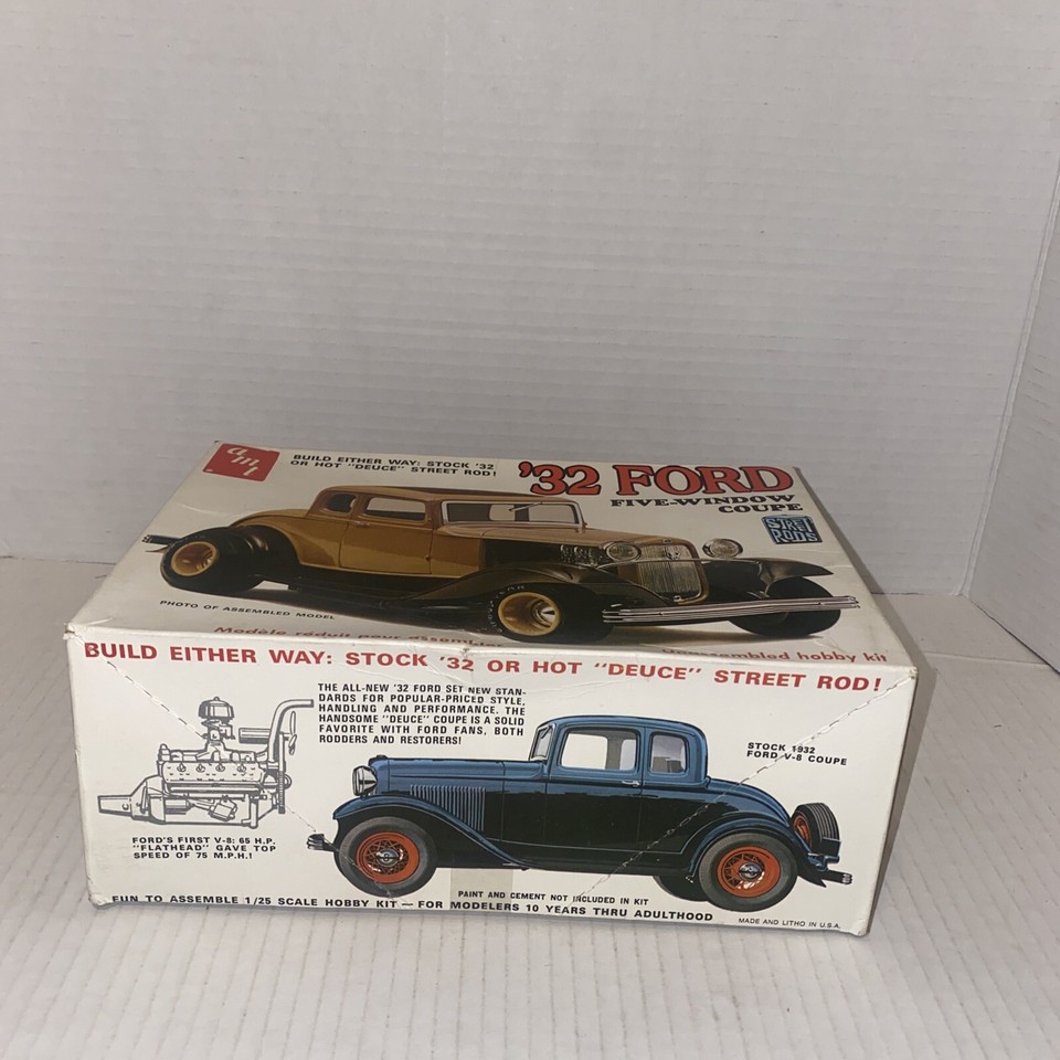 AMT 32 Ford Five Window Coupe Car Model Kit | eBay