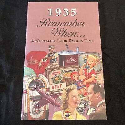 Remember When - 1935 | eBay
