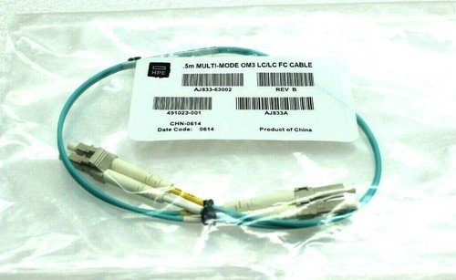 HP AJ833A Multi-Mode OM3 LC/LC FC 5M Cable AJ833-63001 NEW!~ | eBay