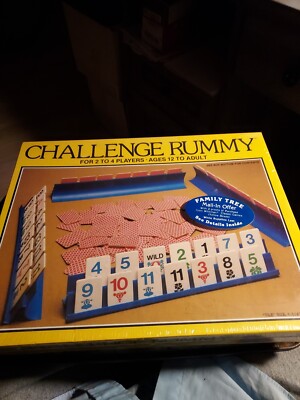 Vintage Whitman Challenge Rummy Tile Game Family Group Party BRAND NEW ...
