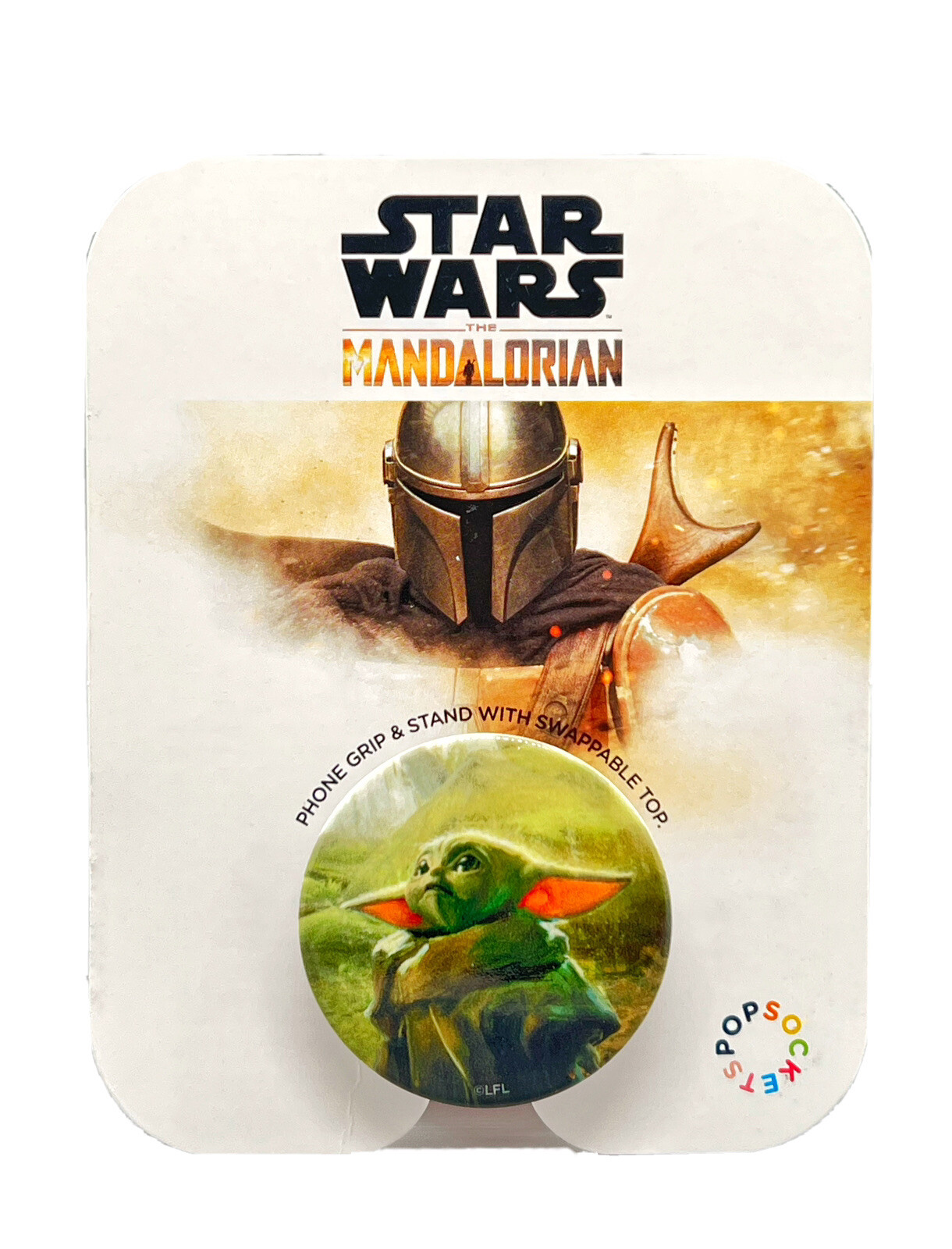 PopSockets Disney Star Wars Mandalorian Baby Yoda Pop Socket PopGrip ...