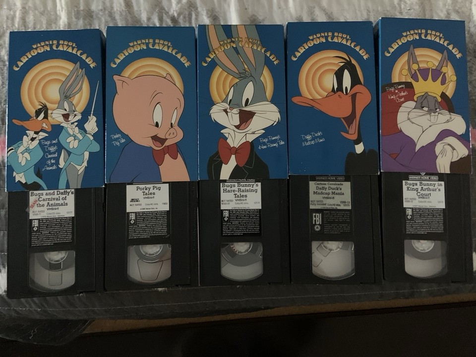 Warner Bros 24 karat Golden Jubilee All 12, Cartoon cavalcade all 6 ...