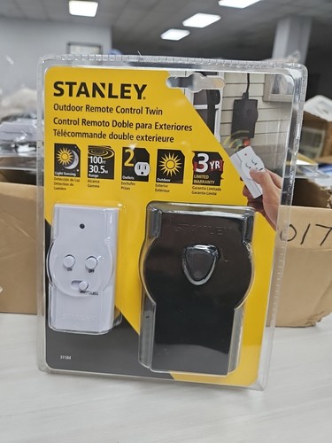 Stanley 2-outlet OUTDOOR Wireless Remote Control New | eBay