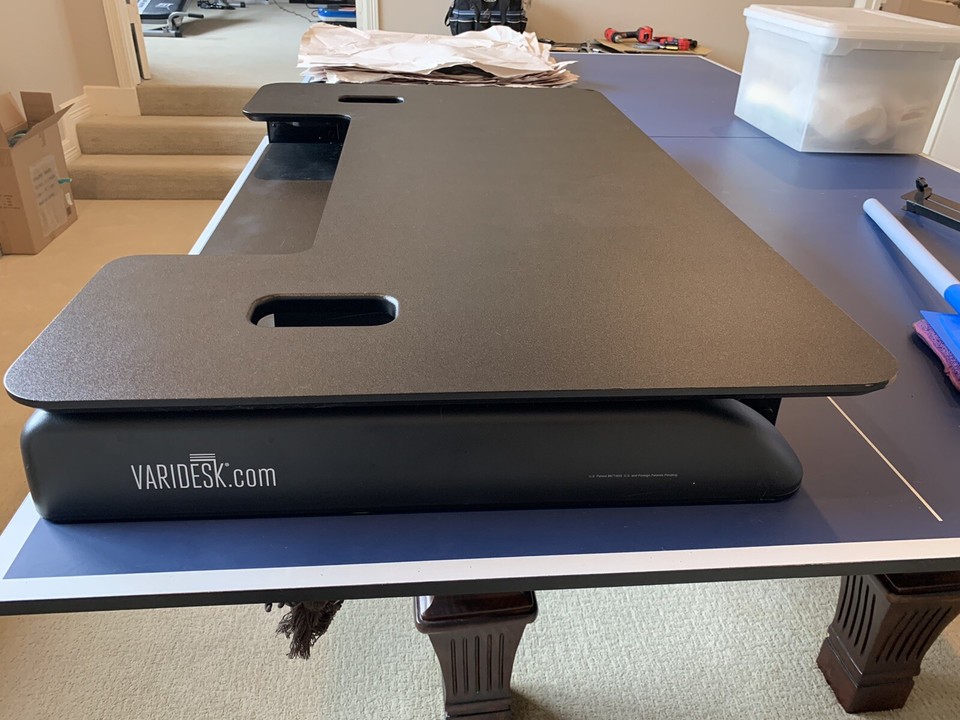 Varidesk Executive DeskTop Convertible Height Work Surface, 48x28 ...
