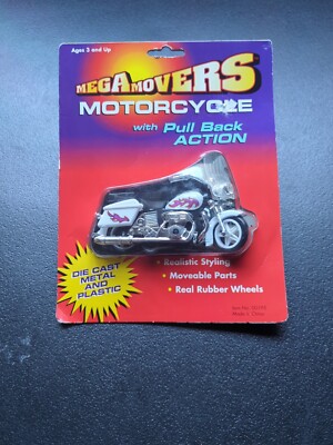 Mega movers Motorcycle With Pull Back Action | eBay