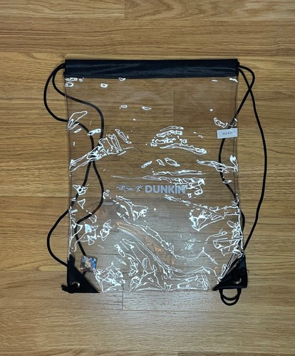 Ravens Dunkin Purple Friday Clear Drawstring Bag | eBay