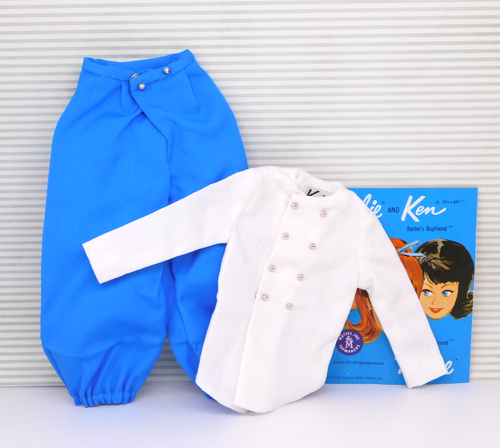 Vintage Barbie 1960s Ken BLUE KNICKERS PANTS & TOP SET #777 Ken in ...