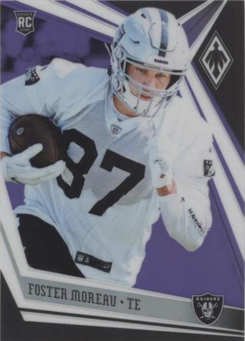 2019 Panini Phoenix - Rookies Foster Moreau #191 Purple /149 (RC) for ...