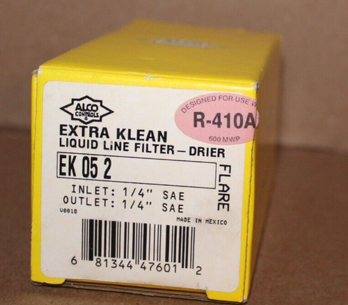 Alco controls EK-052 Liquid Line Filter-Drier 1/4" SAE Flare | eBay