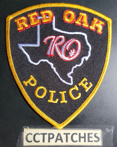 RED OAK, TEXAS POLICE "RO" CENTER SHOULDER PATCH TX | eBay