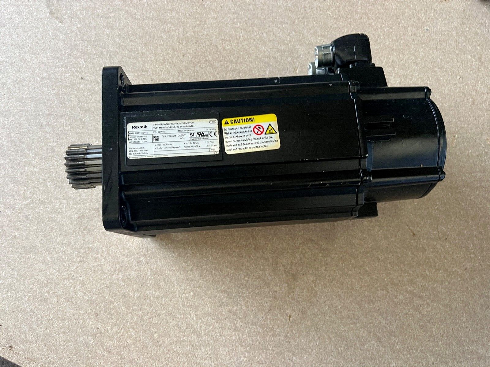 Rexroth MSK076C-0300-NN-S1-UP0-NNNN MOTOR * | eBay