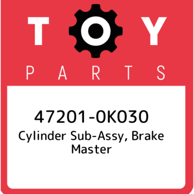 47201-0K030 Toyota Cylinder sub-assy, brake master 472010K030, New ...