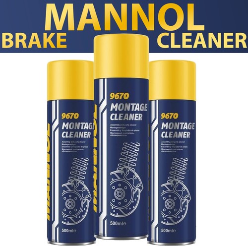 500ML MANNOL BRAKE AND CLUTCH CLEANER AEROSOL SOLVENT SPRAY DEGREASER ...