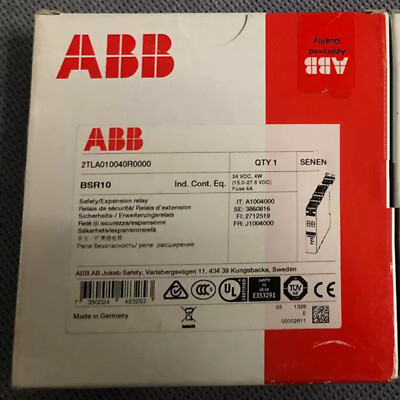 1pc NEW ABB BSR10 2TLA010040R0000 24V Safety Relay fast Ship #YP1 | eBay