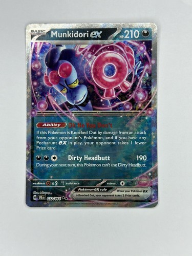 Munkidori ex 037/064 Shrouded Fable Double Rare PACK FRESH Pokemon Card ...