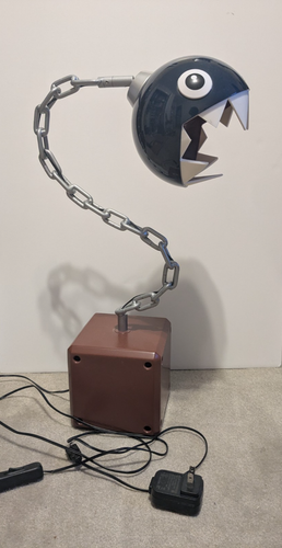 Thinkgeek Super Mario Bros. Chain Chomp Lamp Nintendo Lamp Light Tested ...
