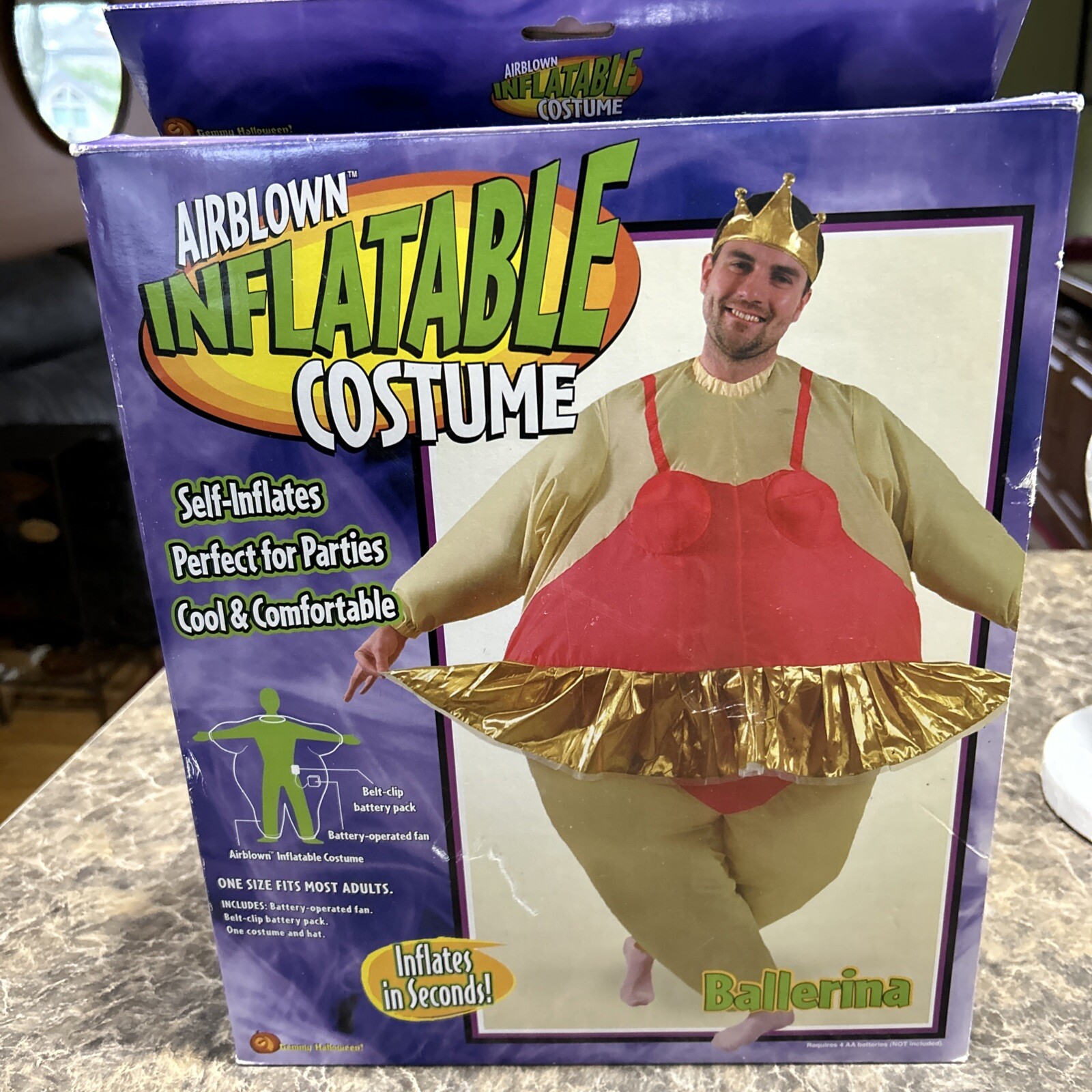 GEMMY AIrblown Inflatable Costume BALLERINA Halloween Adult 2OO5 | eBay