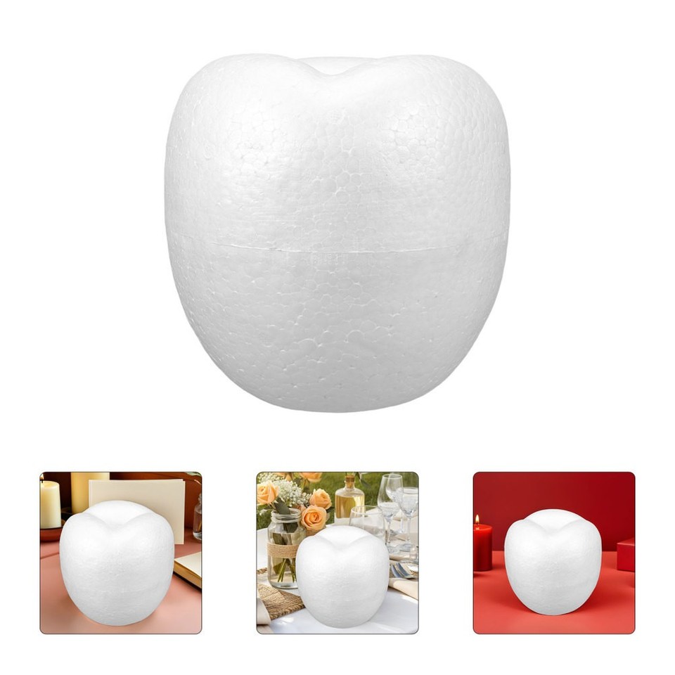 Realistic Apples Polystyrene Shape Crafts Artificial DIY Foam Projects ...