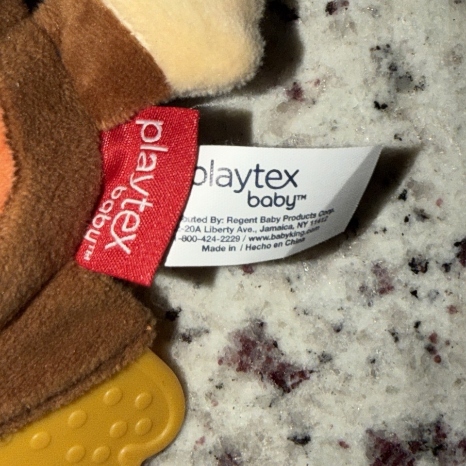 NWT Playtex Baby Happy Monkey Teether New Plush | eBay