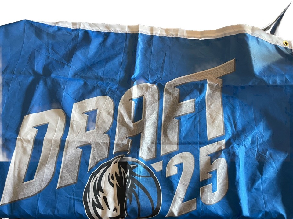 Dallas Mavericks NBA Draft Party flag banner Cooper Flagg draft night ...