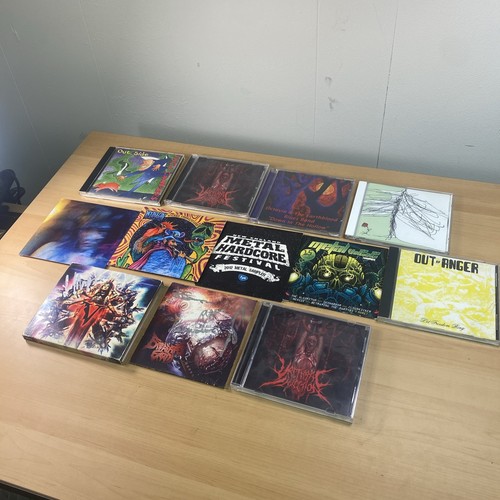 Lot of 12 CDs Rock, Heavy Metal, Death Metal + Obscure Artists 3 SIGNED ...