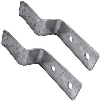 Barn Door, Gate or Door - Drop Bar Lock Brackets - Made of Galvanized ...