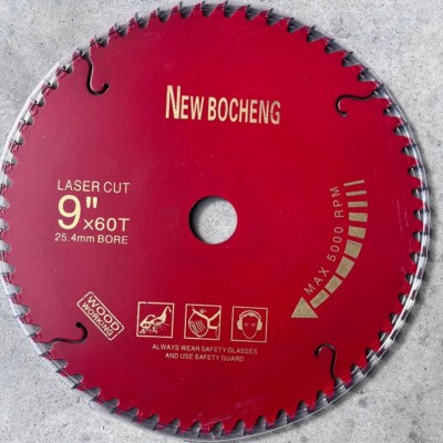 circular saw blade 9"inch 230mmX3X25.4X60t cut wood sawblade tct ...