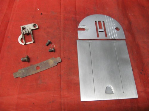 Singer 457 Sewing Machine Parts Needle Bobbin Slide Plate Feed Dog ...