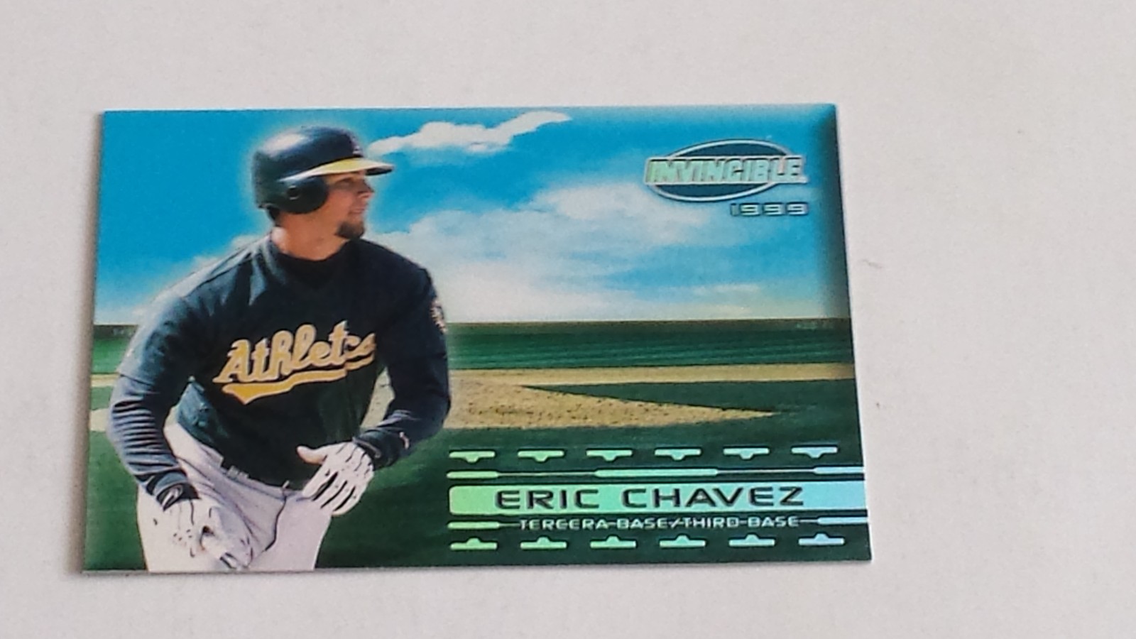 1999 Pacific Inviniceable Baseball Eric Chavez Card 13 Oakland ...