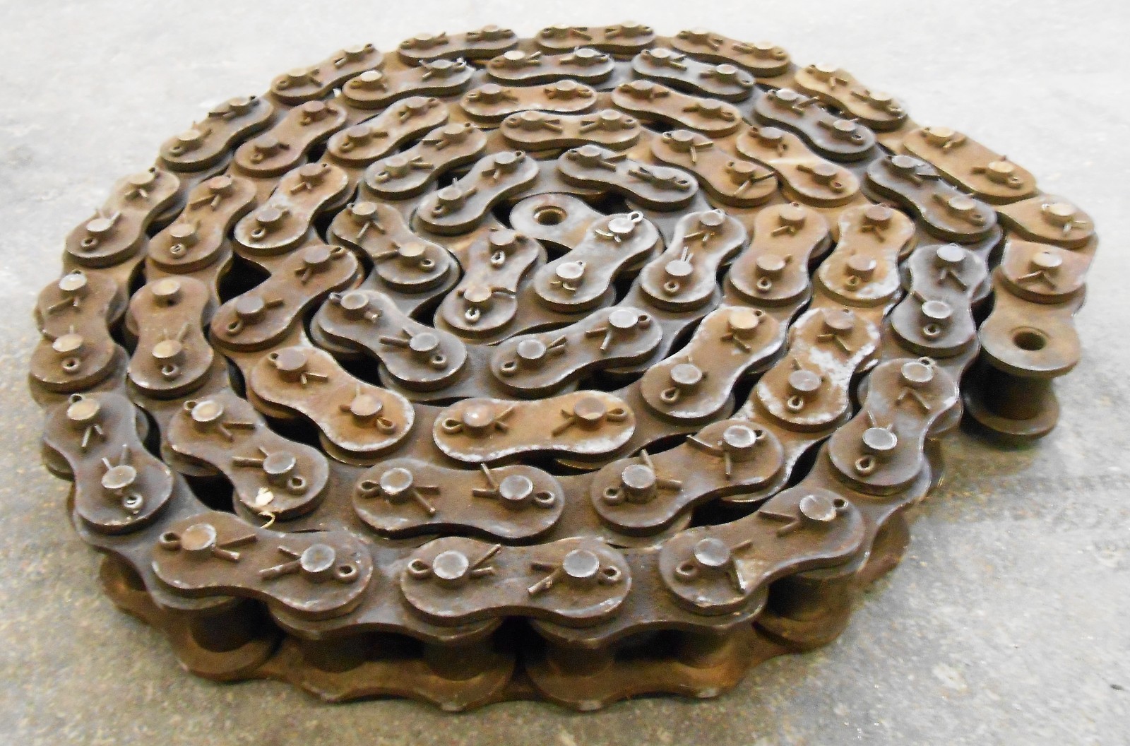 HITACHI #120N COTTERED CHAIN, 1 1/2" PITCH, 1" WIDTH, APPROX 12 FT 8 IN ...