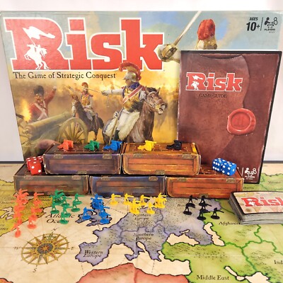 Risk 2015 Board Game Replacement Parts & Pieces Infantry, Cards, Dice ...