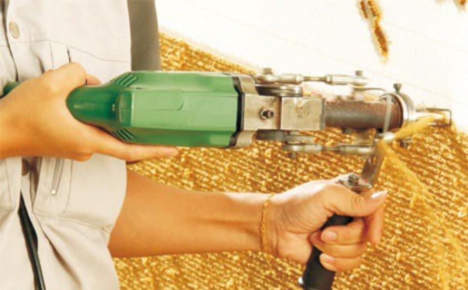 CP-I Portable Flat Shearing Machine for Carpet Rug Tufting Rug Flat ...