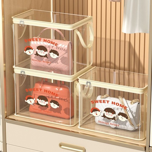 Große Kapazität Spielzeug-Aufbewahrung sbox PVC Klar Faltbarer Beutel ...