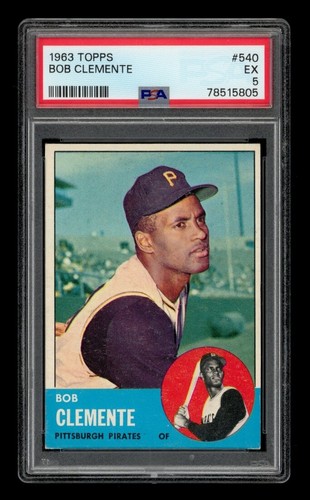 1963 Topps Set-Break #540 Roberto Clemente PSA 5 EX | eBay